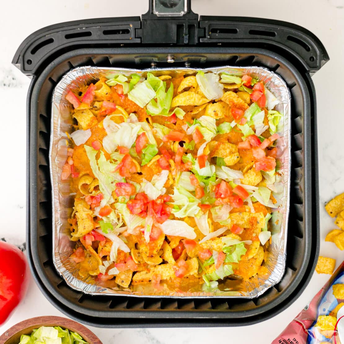 AIR FRYER TACO CASSEROLE - My Air Fryer Kitchen