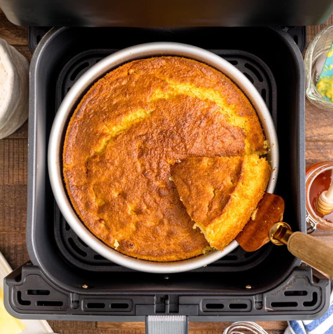 Air Fryer Cornbread - Easy Homemade - My Air Fryer Kitchen